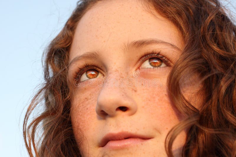 Beautiful eyes stock photo. Image of beautiful, redhead - 7238056