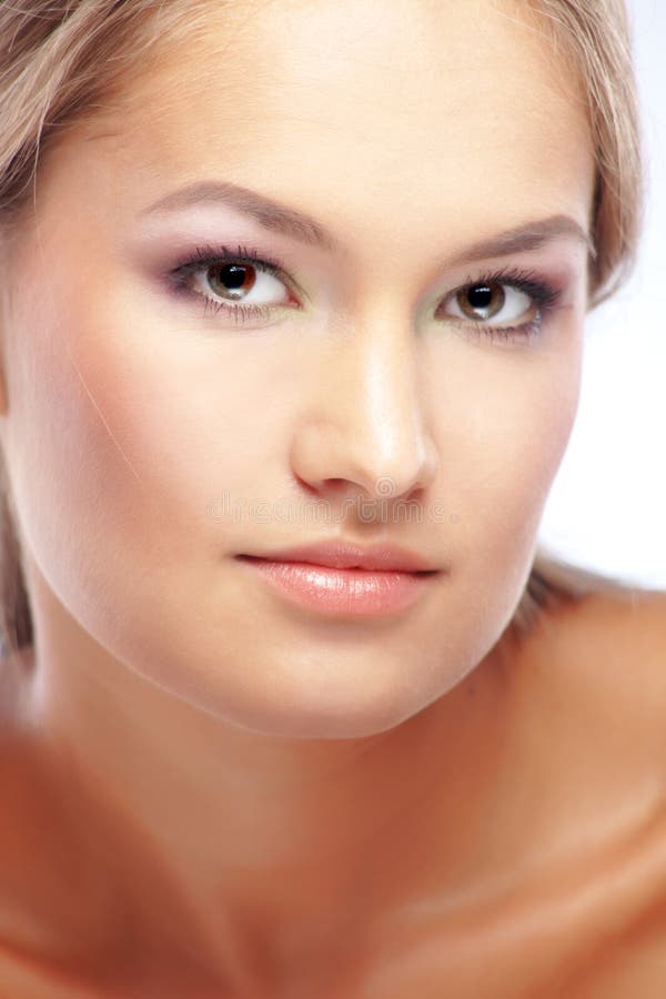 Beautiful face stock image. Image of beauty, lips, closeup - 10936305