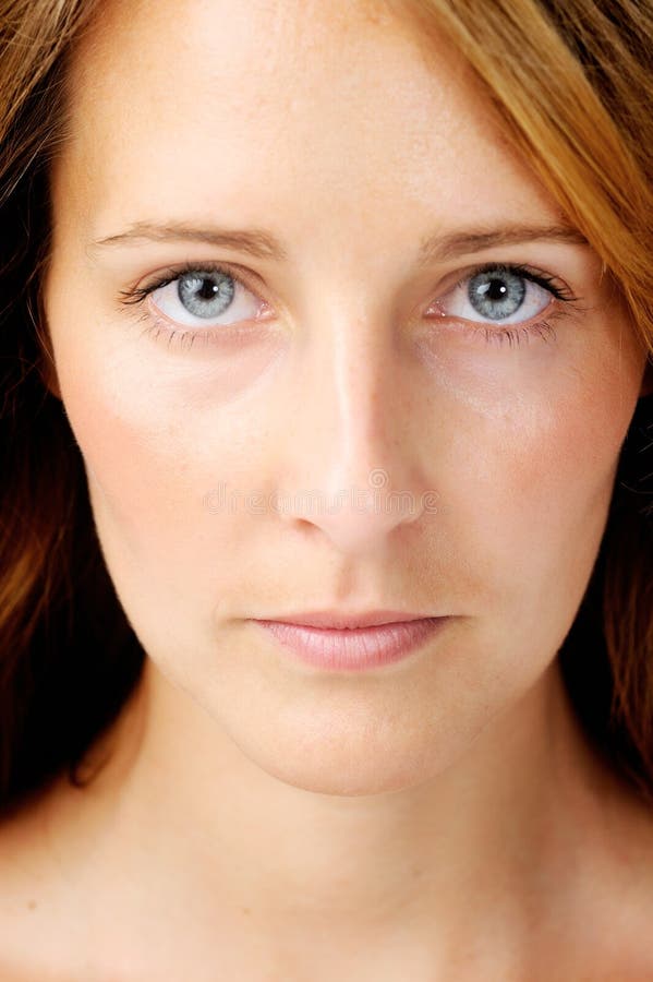 Expressionless woman stock image. Image of studio, adult - 22775429