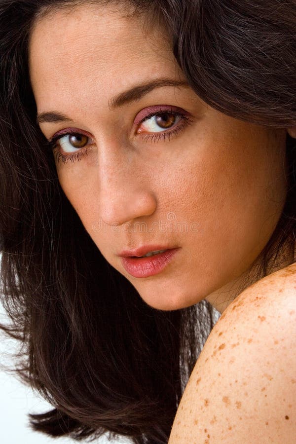 Beautiful face stock photo. Image of freckles, humans - 2421078