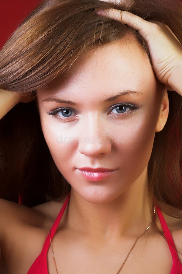 Beautiful face stock photo. Image of adolescence, fascinating - 7554476