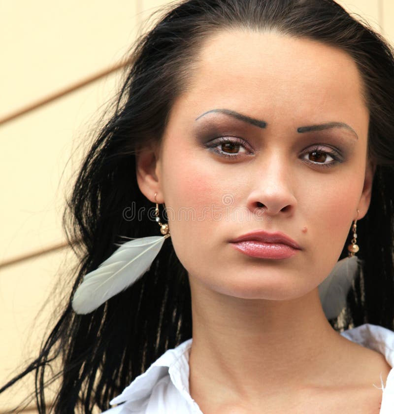 Beautiful face of girl stock image. Image of natural - 14531063