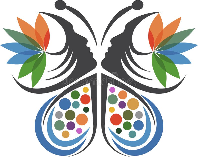 DNA Face logo stock vector. Illustration of line, element - 39397122