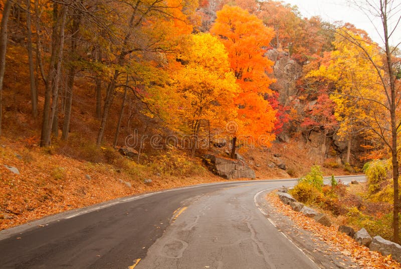 Fall highway stock photo. Image of automobiles, highway - 1318592