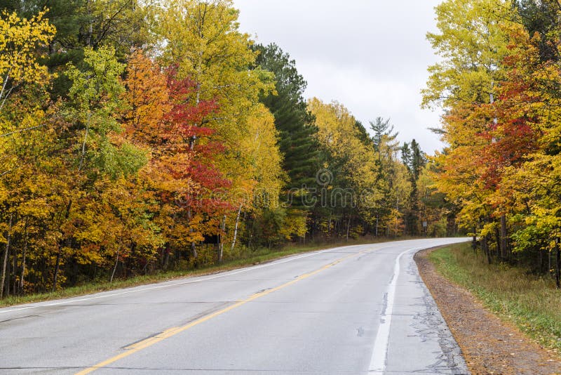 Beautiful Fall Colors in Michigan Stock Image - Image of color, october ...