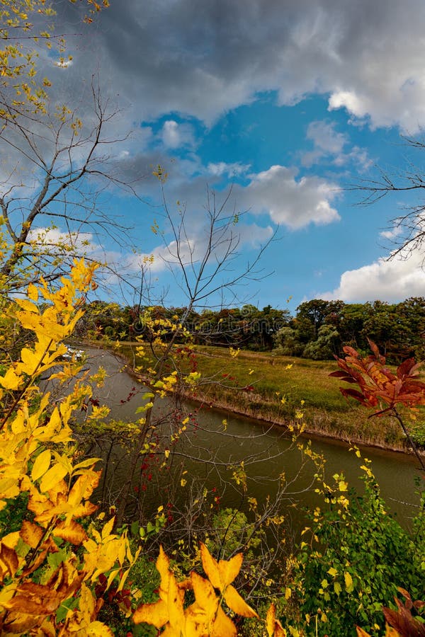 Beautiful Fall Day by the Riverside - - Fall in Central Canada, on ...
