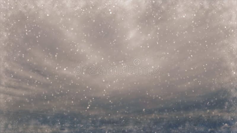 Beautiful Fall of Snow on Clouds on Sky Backdrop - Photo of Nature ...