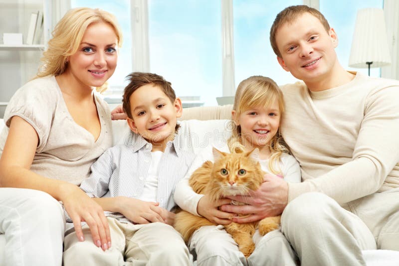 Beautiful family stock photo. Image of relationship, people - 18591582