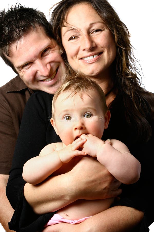 Beautiful Family with Chuckles Stock Photo - Image of gorgeous, chuckle ...