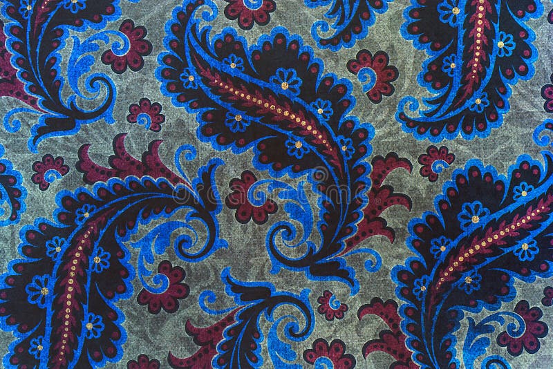 Old Elaborate Paisley Pattern on Paper. Stock Photo - Image of indian ...