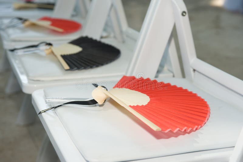 Beautiful fans stock photo. Image of outside, summer - 17616736