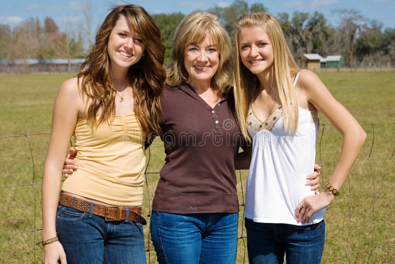 Beautiful Farm Girls stock photo. Image of farm, child - 4593204