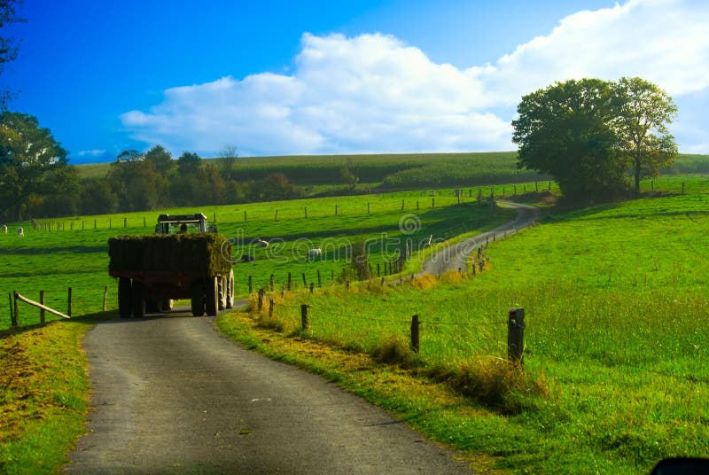 Beautiful Farmland Landscape Stock Photo - Image of pasture, scenics ...