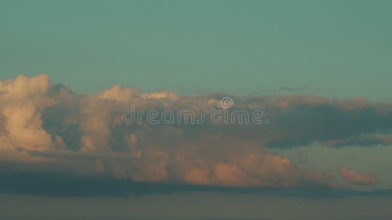 Beautiful Feather Cloud in Blue Sky. Colorful Cloudy Dramatic Sky with Fluffy Clouds Stock ...