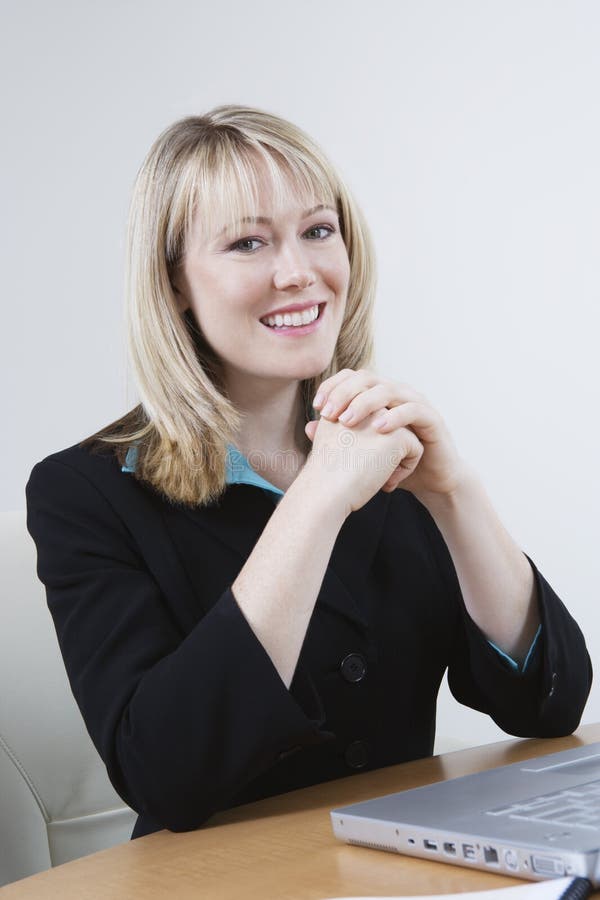 Portrait Of Beautiful Female Executive Stock Photo - Image of ...