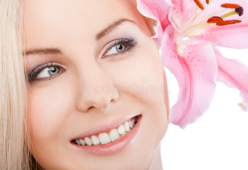 Beautiful female face stock photo. Image of female, sensual - 19833374