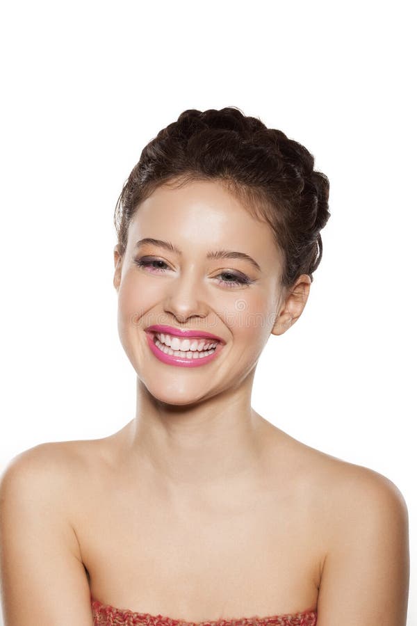 Beautiful female face stock photo. Image of european - 28602434