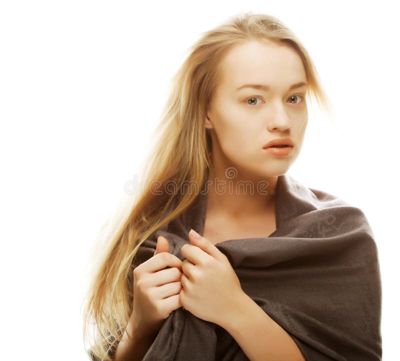 Beautiful Female Fashion Model Posing Stock Photo - Image of view ...