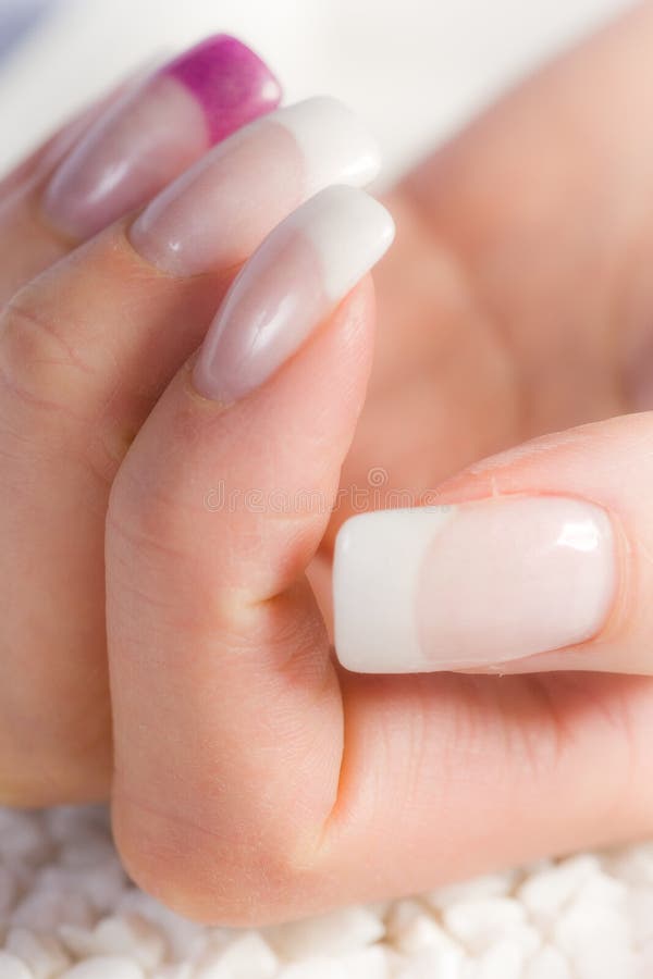 Beautiful Female Fingernails Stock Image - Image: 18448097
