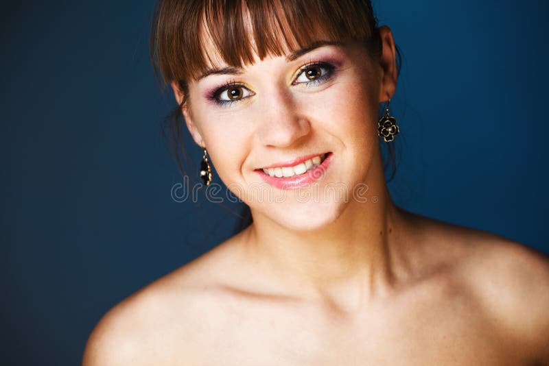 Beautiful female model stock image. Image of cheerful - 24049635