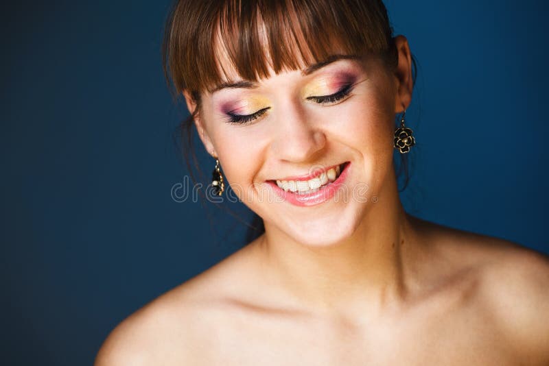 Crimson stock photo. Image of glamour, face, female, natural - 10402190