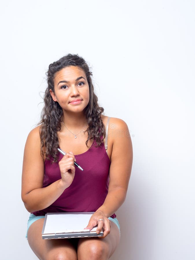 Beautiful Female with Natural Thick Body Stock Image - Image of ...