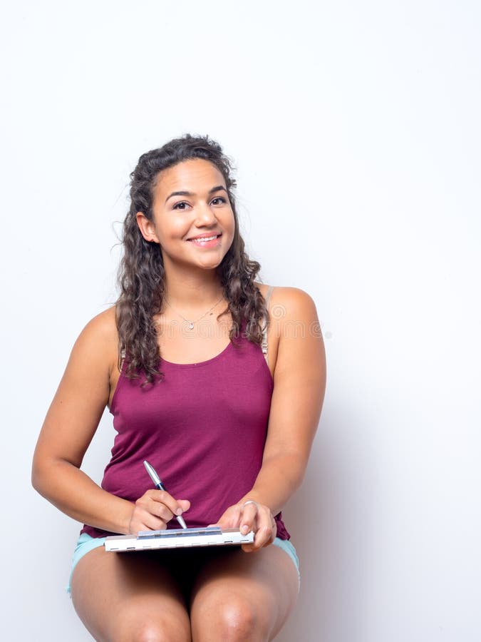 Beautiful Female with Natural Thick Body Stock Photo - Image of ...