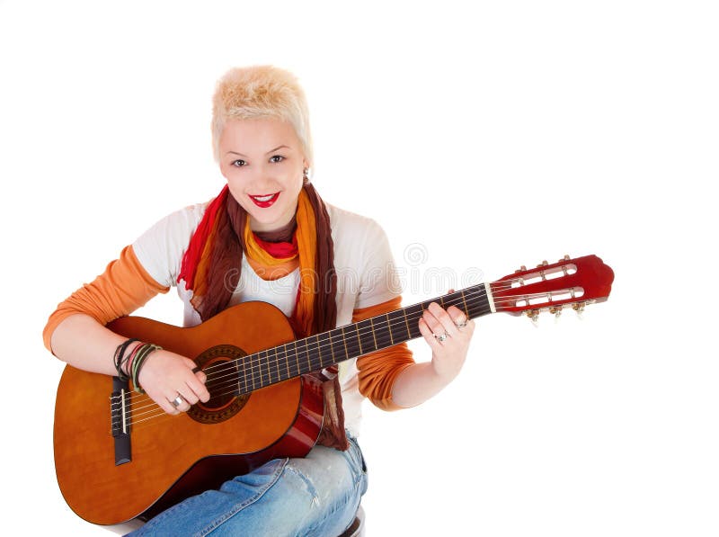 Beautiful female rock star stock photo. Image of culture - 29351344