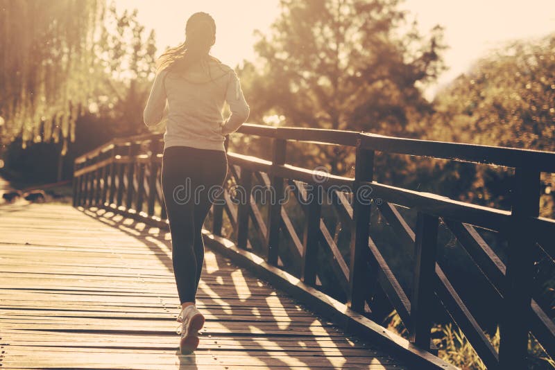 Beautiful female runner stock photo. Image of lifestyle - 61181208