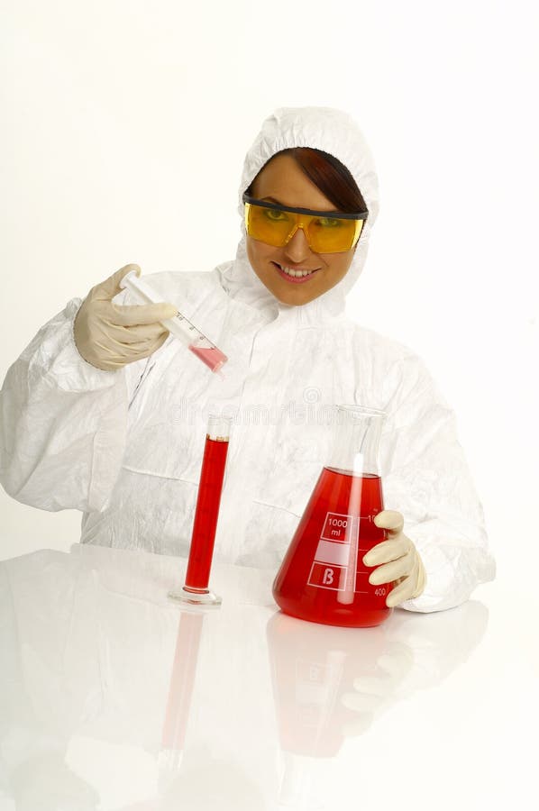 Beautiful female scientist stock photo. Image of dyna - 2381190