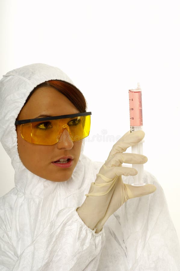 Beautiful female scientist stock photo. Image of doctor - 2381246