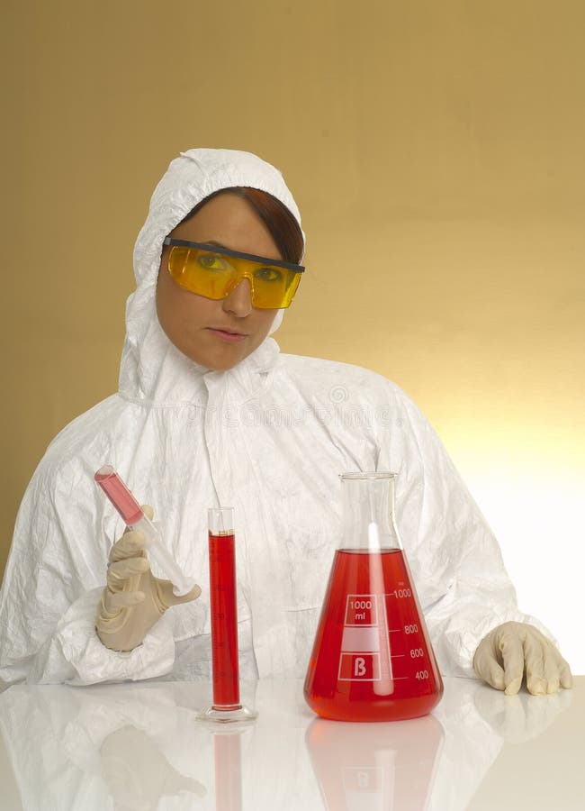 Beautiful female scientist stock image. Image of experimental - 2381277