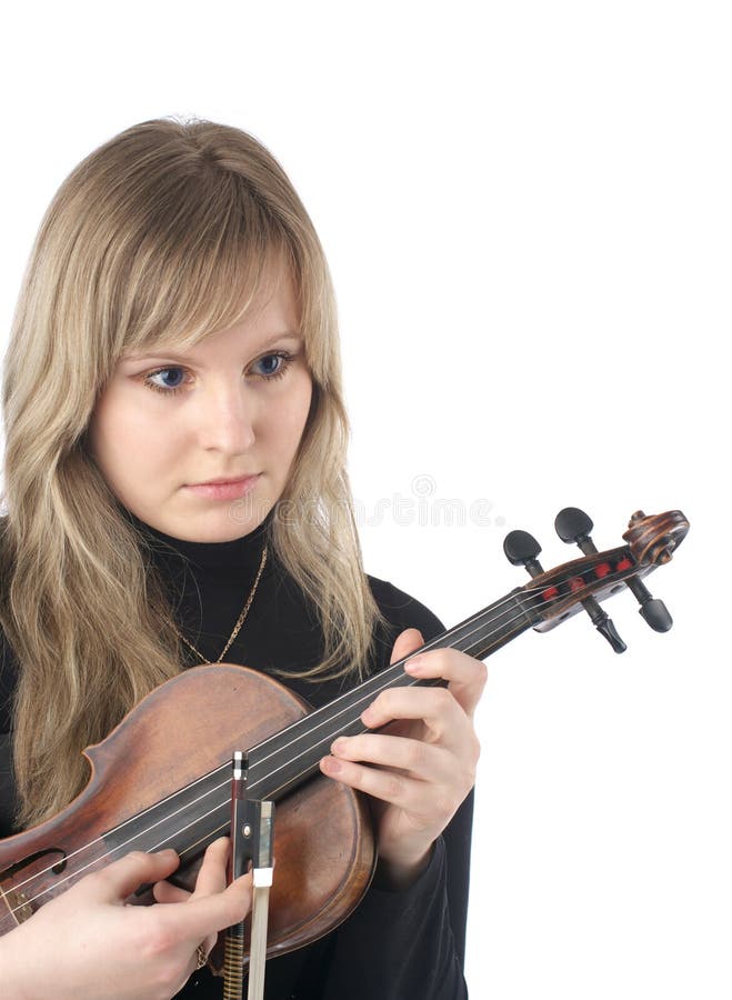 Classical violin concert stock photo. Image of caucasian - 12246320