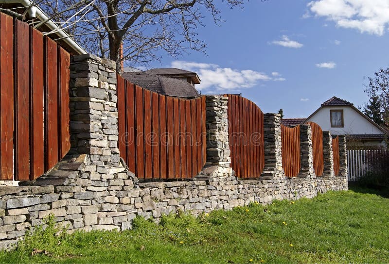 Beautiful fence stock image. Image of home, textured - 30509487