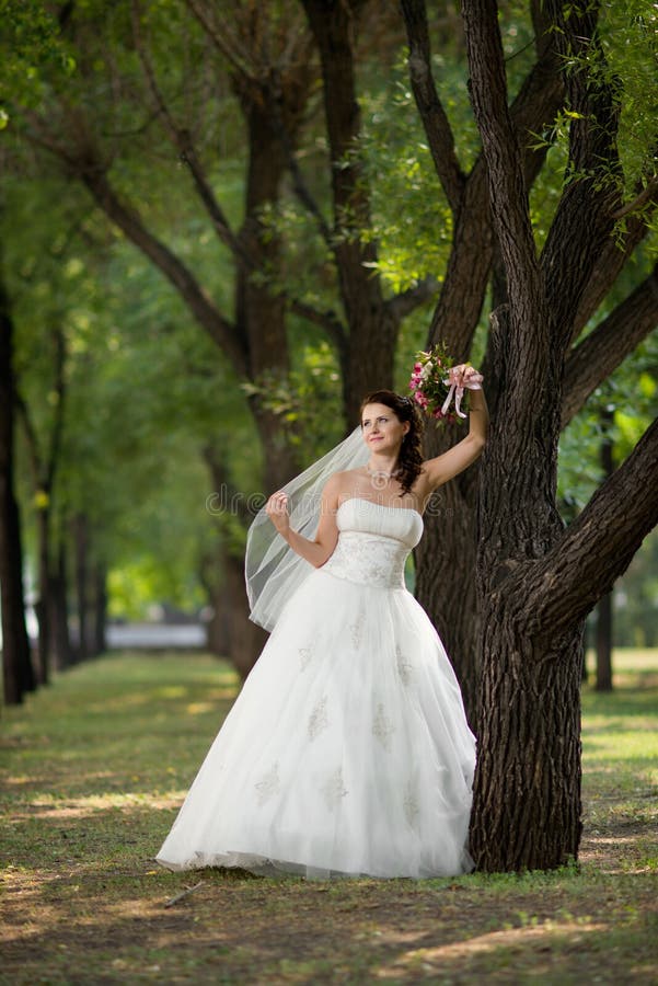 Beautiful fiancee stock image. Image of beauty, outdoor - 26519285