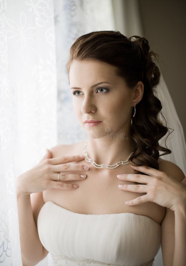 Beautiful fiancee stock image. Image of people, pleased - 27492591