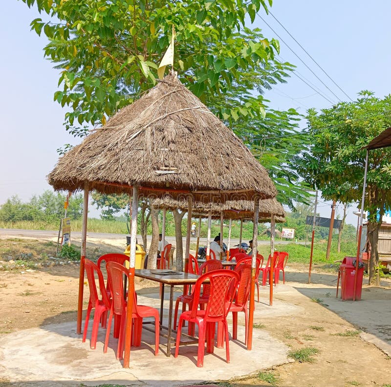 A Beautiful Fic of Hut Countryside in India Editorial Photography ...