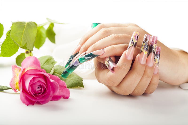 The beautiful fingernail stock image. Image of caucasian - 39271223