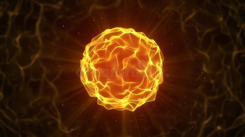 Beautiful fire ball stock illustration. Illustration of inferno - 62171470