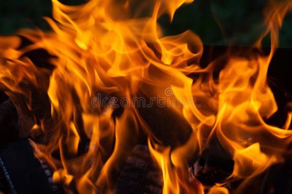 Beautiful Fire Flames Fire Flames,coals in the Barbecue Stock Image ...