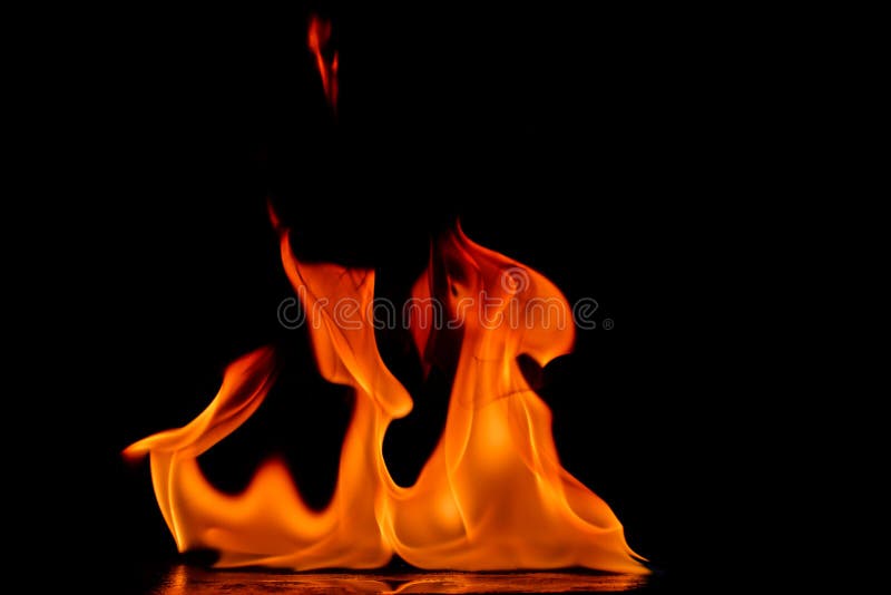 Beautiful fire flames stock image. Image of bonfire, isolated - 89478821