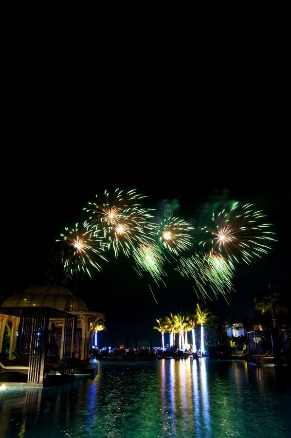 Beautiful Firework Background Stock Image - Image of festival, shadow ...