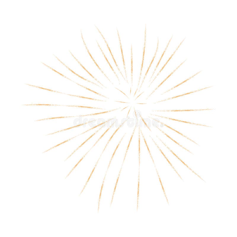 Beautiful Firework with Shining Sparks. Vector Illustration Stock ...