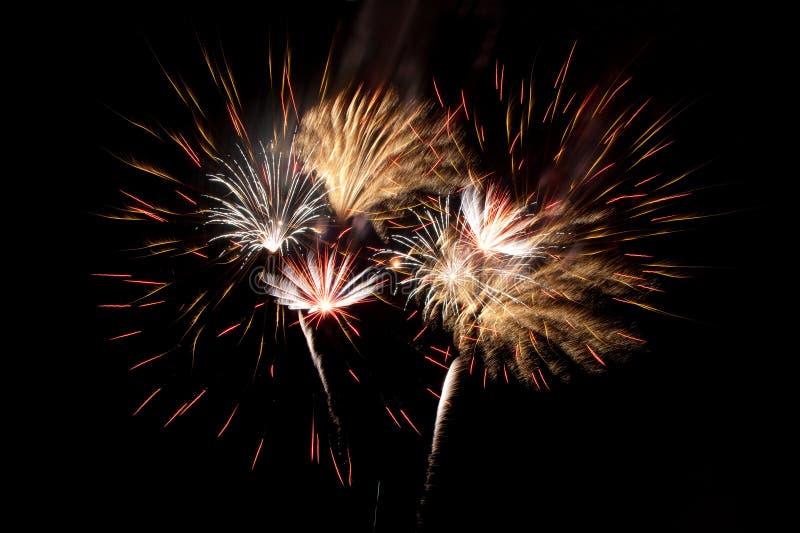 Beautiful fireworks stock image. Image of party, freedom - 20410809