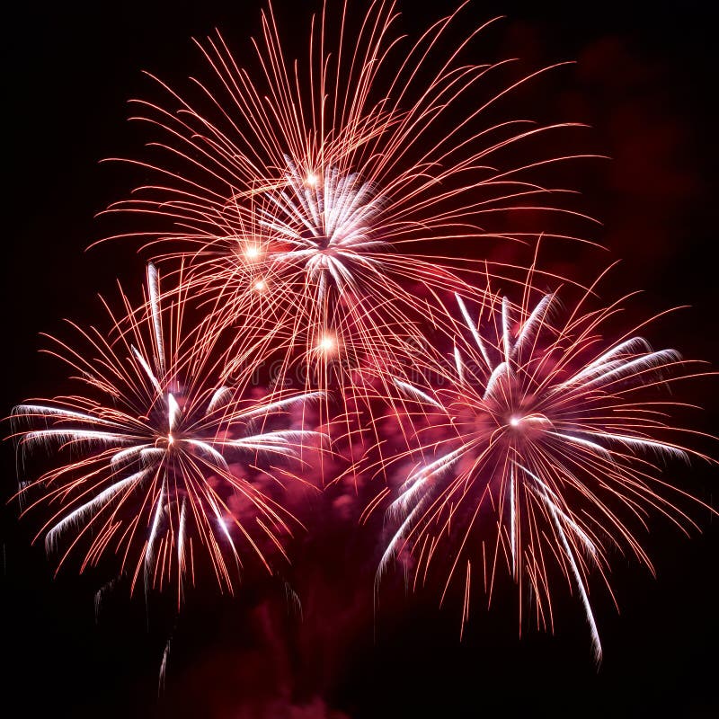 Beautiful fireworks stock image. Image of festival, bouquet - 15225735