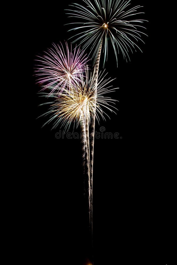 Beautiful fireworks. stock photo. Image of display, festival - 5651956