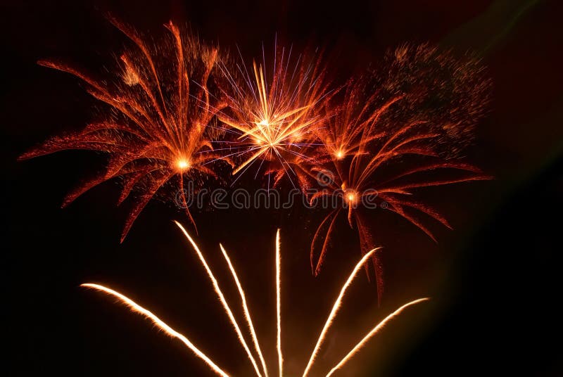 Beautiful fireworks stock photo. Image of carnival, celebration - 44773270