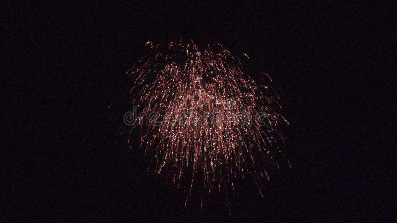 Beautiful Fireworks in Different Colours Night Stock Photo - Image of ...