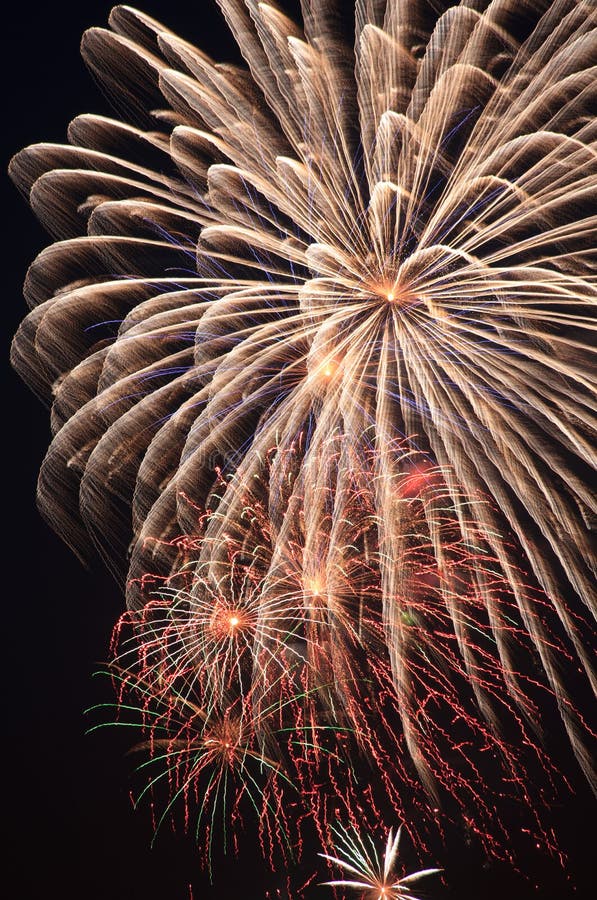 Beautiful fireworks stock image. Image of pattern, celebration - 30070707