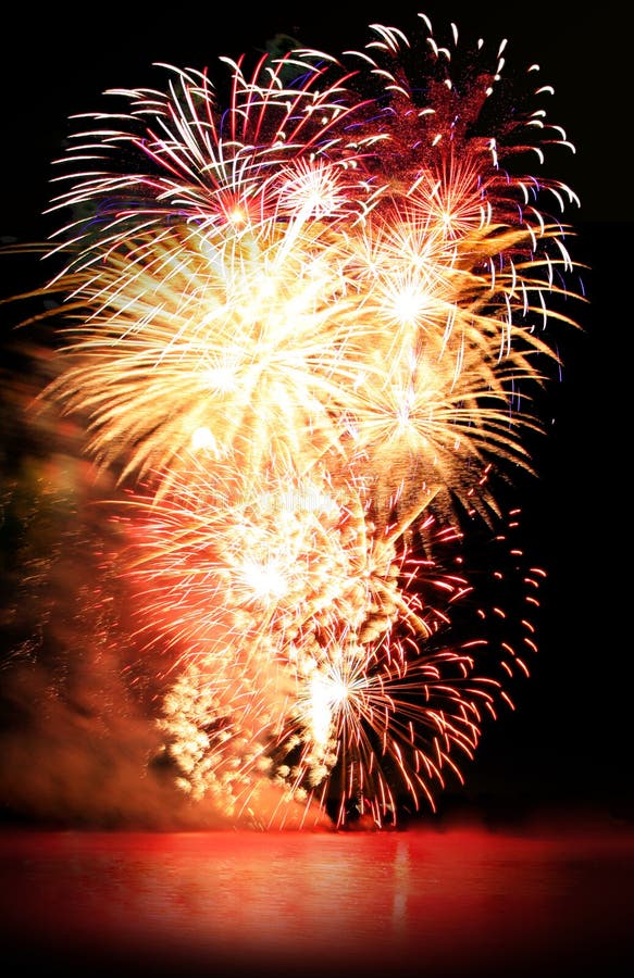 Fireworks Night stock photo. Image of blow, bright, city - 14596984